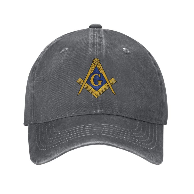 Unisex Freemason's Denim Hat Adjustable Baseball Cap Dad Hat | eBay
