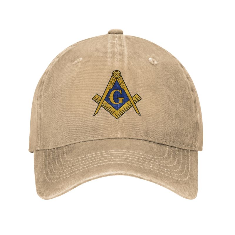 Unisex Freemason's Denim Hat Adjustable Baseball Cap Dad Hat | eBay