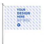 三层双面旗帜2x3FT | 按需设计 - 指纹定制 让创业更简单