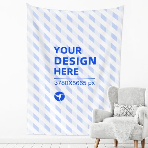 墙面装饰挂毯90x60in（竖款） | 按需设计 - 指纹定制 让创业更简单